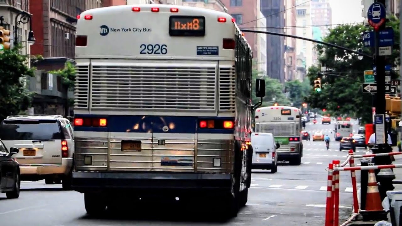 2002 MCI D4500 #2926 (ex-#7426) on the BxM8 at Madison Avenue and 60th ...