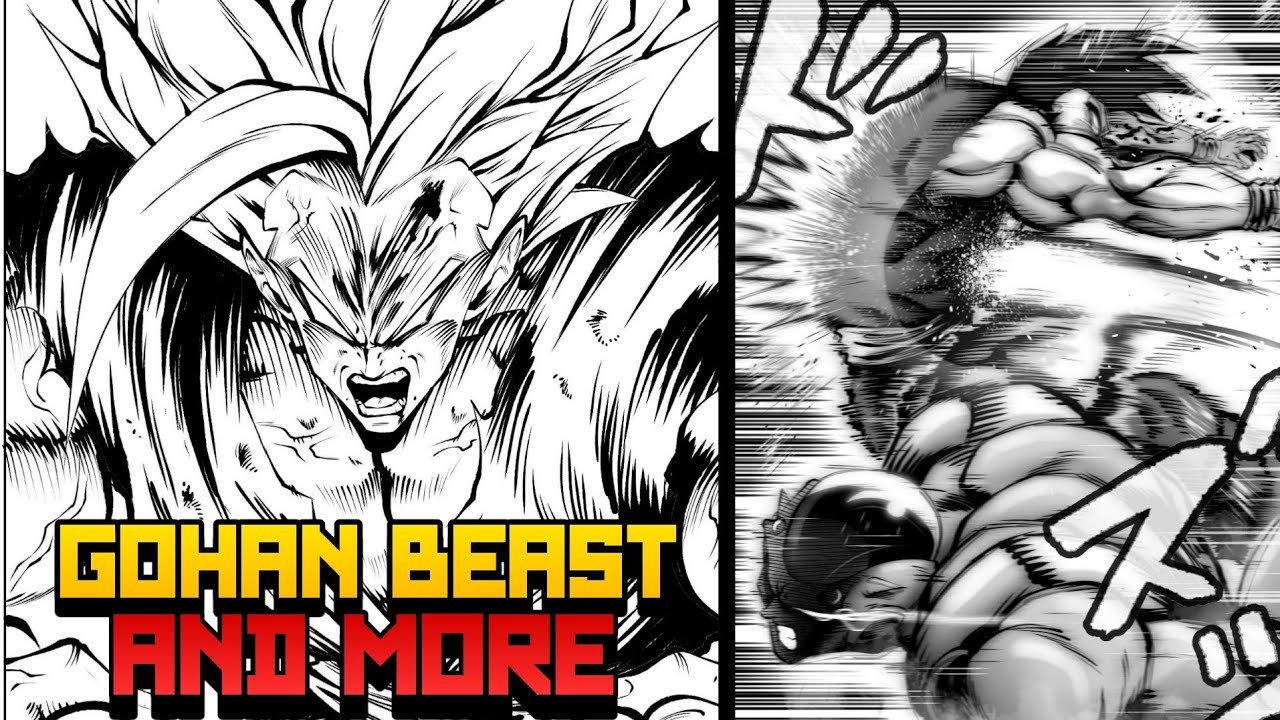 GOHAN USES BEAST FORM IN CHAPTER 6 OF THE BLACK FREEZA ARC - UPDATES ...