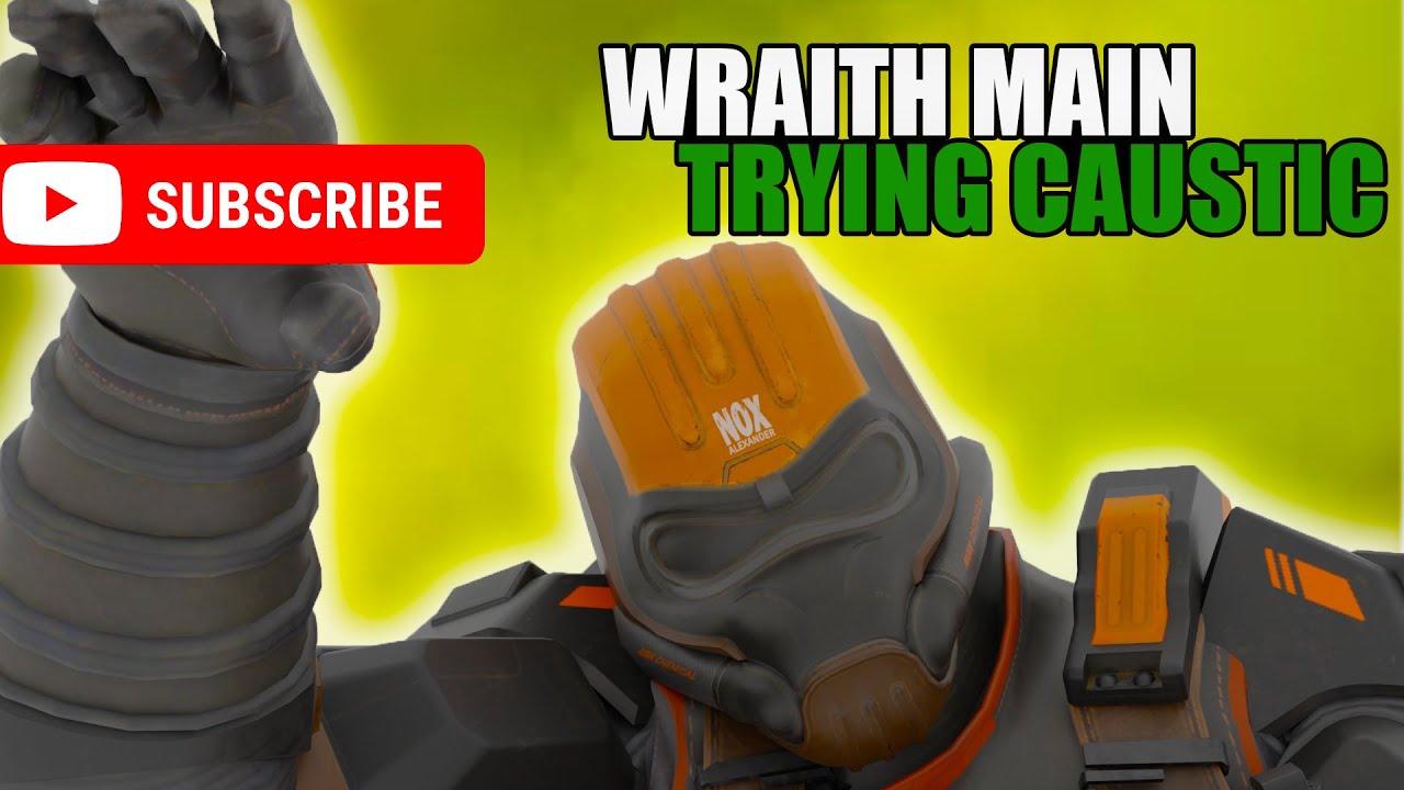WHEN A WRAITH MAIN TRIES CAUSTIC - YouTube
