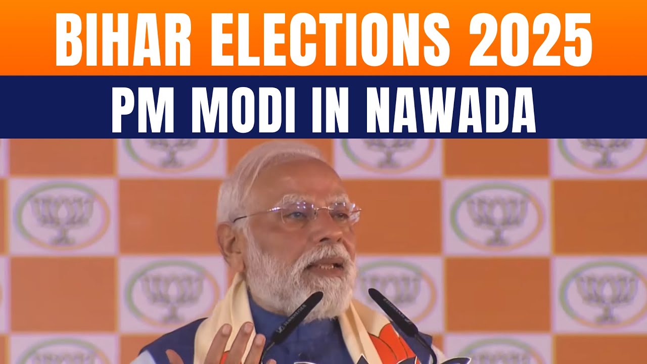 LIVE: PM Modi Addresses Grand Public Rally In Nawada | Bihar Elections ...