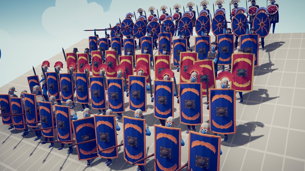 ROMAN ARMY vs BARBARIAN SOLDIERS | Totally Accurate Battle Simulator ...