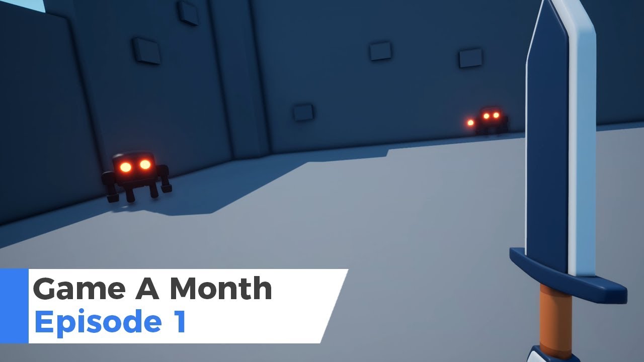 Game A Month Indie Devlog #1 - Sword Combat - YouTube