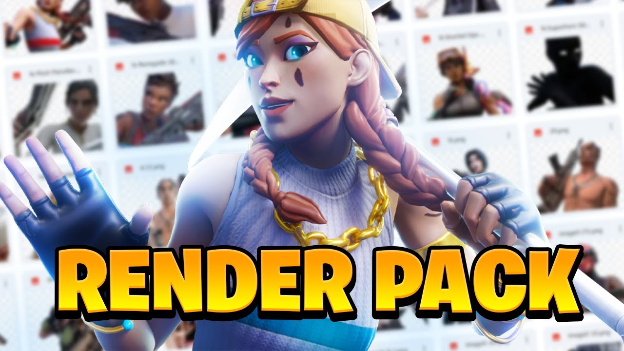 The *BEST* FREE Fortnite Render Pack(Google Drive) PC/Mobile - YouTube
