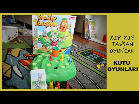 Zıp Zıp Tavşan Kutu Oyunu Oynuyoruz - Oyuncak Açma Videosu