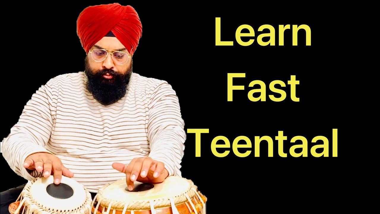 Fast Teentaal lesson Na Dhin Dhin Na Learn Drut Teentaal on Tabla - YouTube