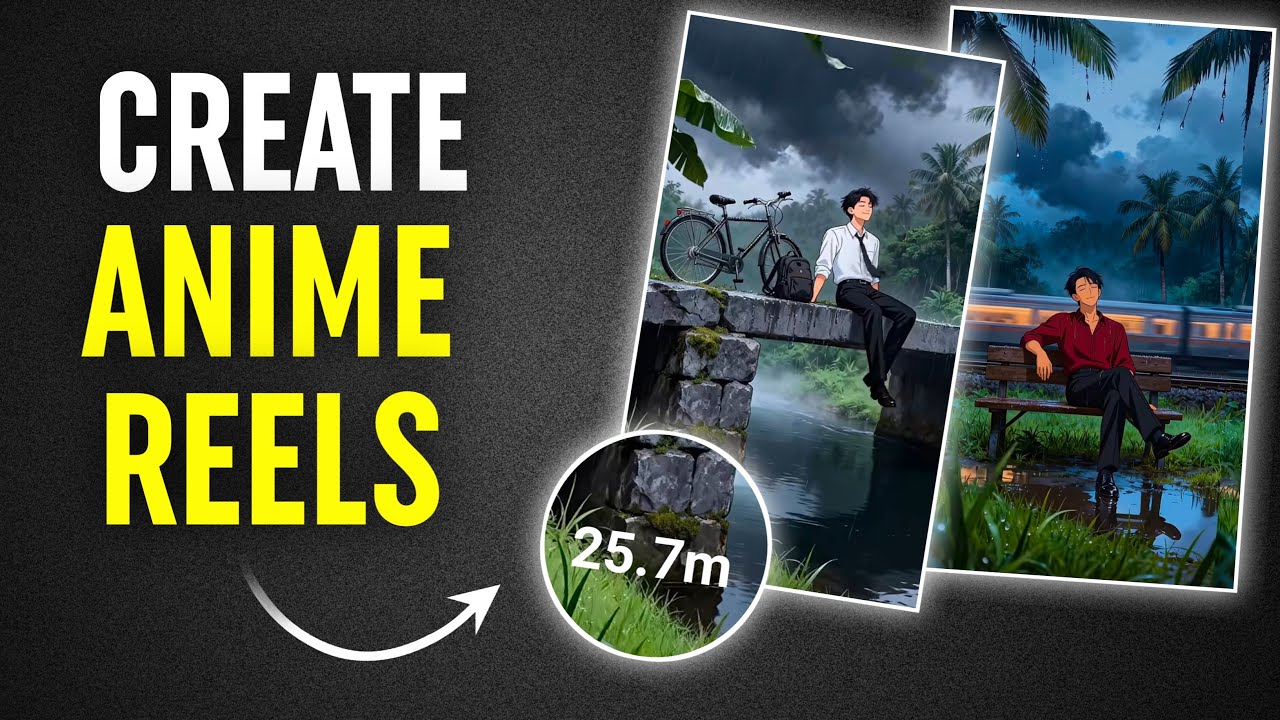 Create Relaxing Anime Reels Video For Free | Instagram Anime Reels ...