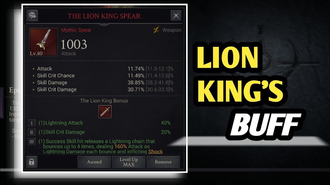 LION KING's Buff ⚡ with DIVINE Set - YouTube