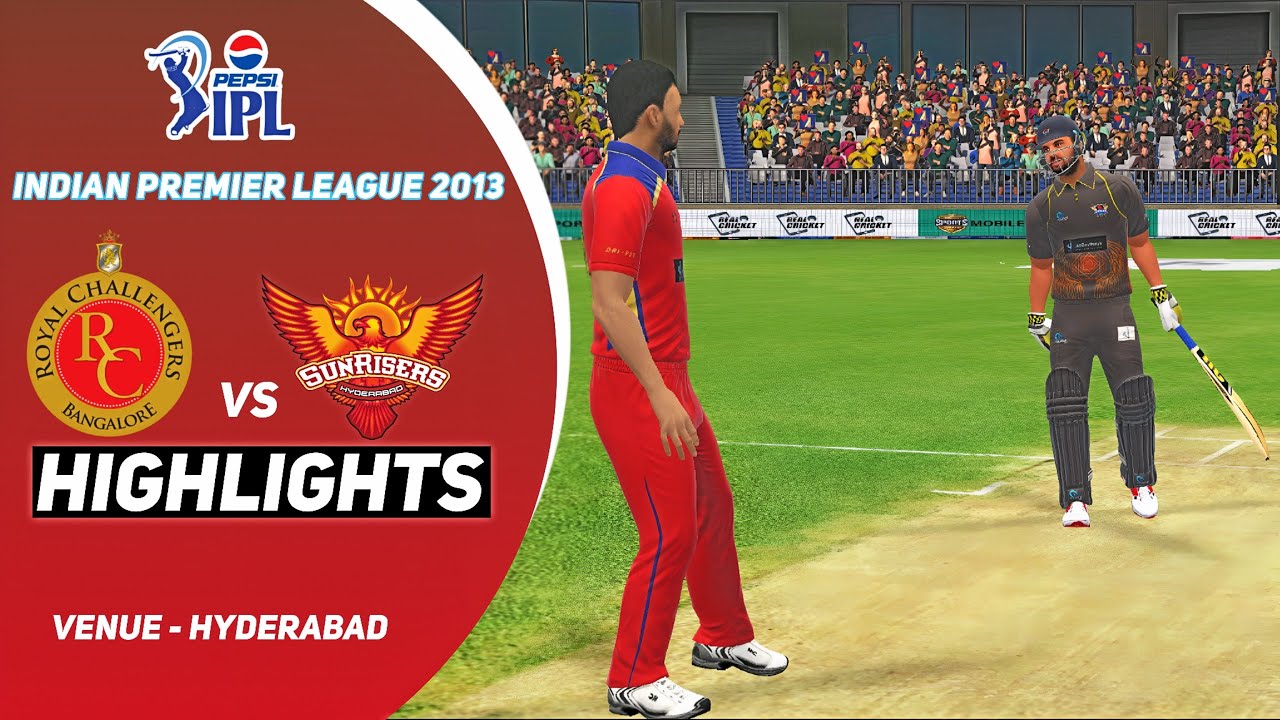 LAST OVER THRILLER🔥| RCB vs SRH | MATCH NO -02 | HIGHLIGHTS | REAL ...
