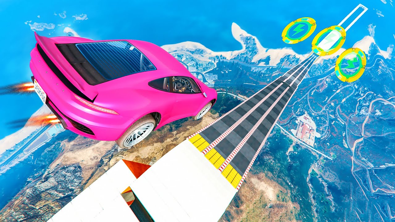 GTA 5 MEGA RAMP NO COPYRIGHT GAMEPLAY | 4K 60FPS | 568 - YouTube