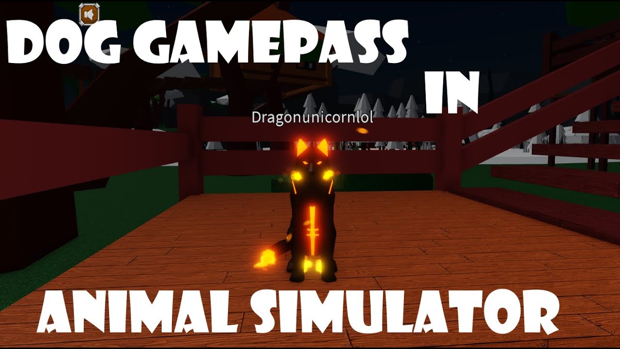 DOG GAMEPASS in ANIMAL SIMULATOR!!! A Roblox Game - YouTube