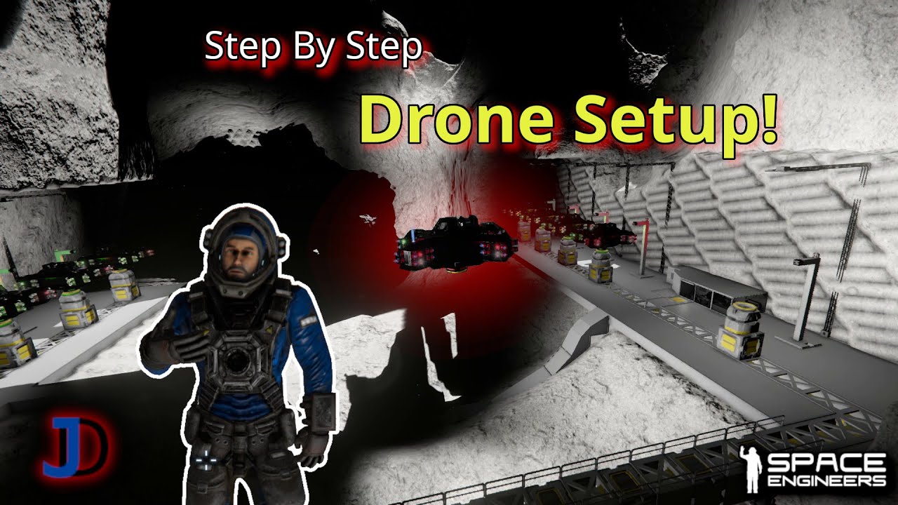 Space Engineers: S2e29 - Step By Step Programming a Drone. - YouTube