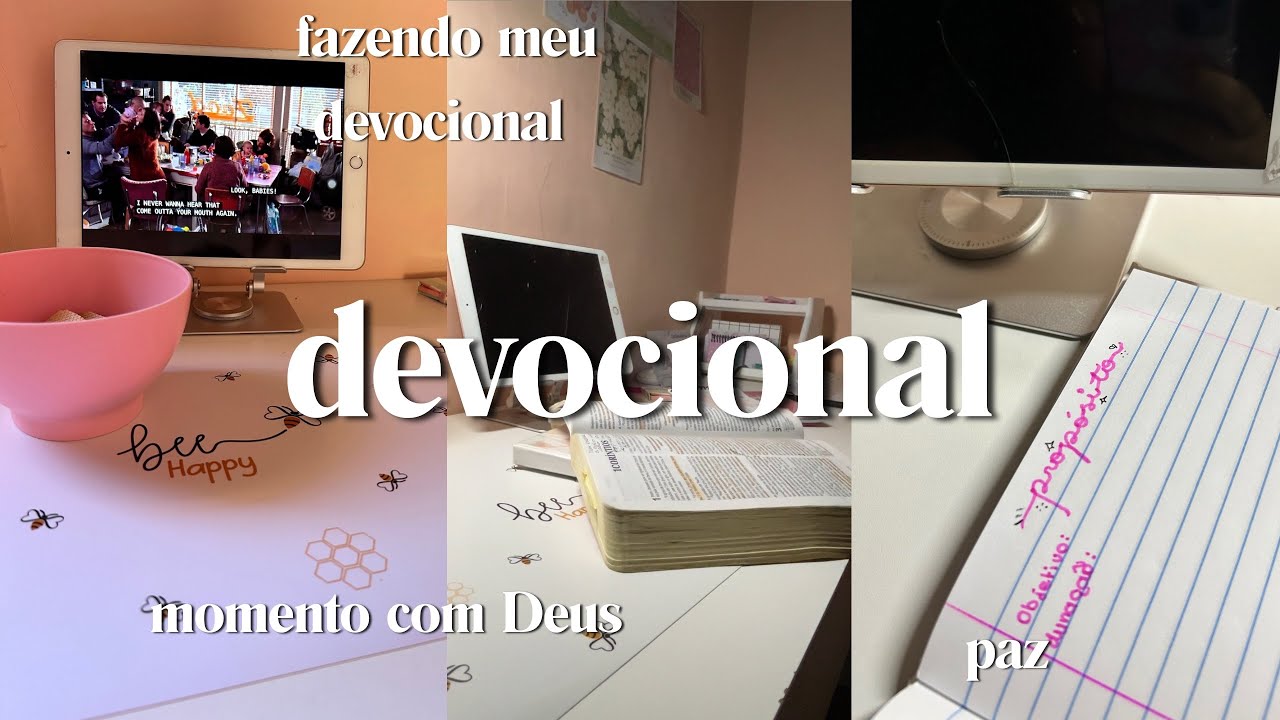 Fazendo meu devocional | estudo bíblico, lendo a bíblia, momento com ...