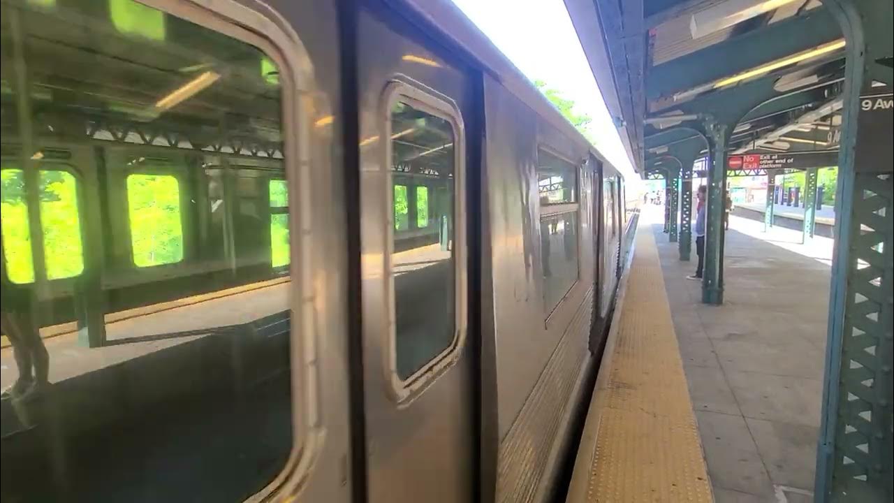 R42 Garbage Train passing 9th Avenue - YouTube