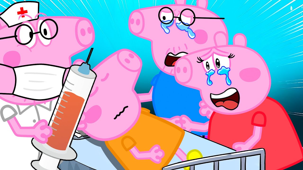Peppa Pig Cartoon Animation: Goodbye My Wife !!!! Mummy Pig Don't Leave ...