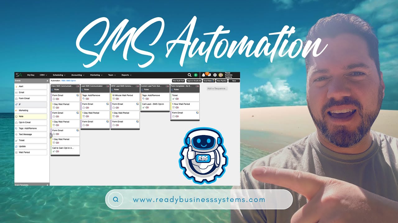 Ready Business Systems Service Autopilot SMS Opt In Automation - YouTube