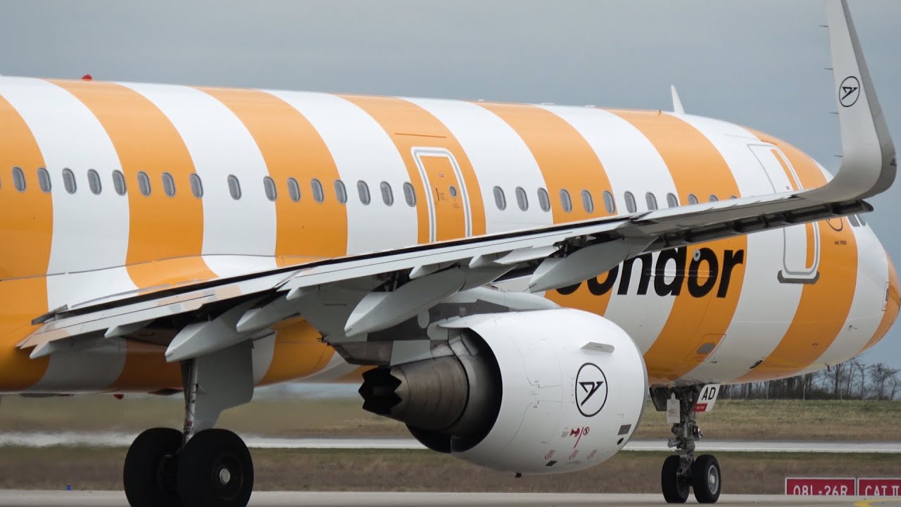 NEW Look - NEW Design - NEW Livery - first vistit Condor A321-211 D ...