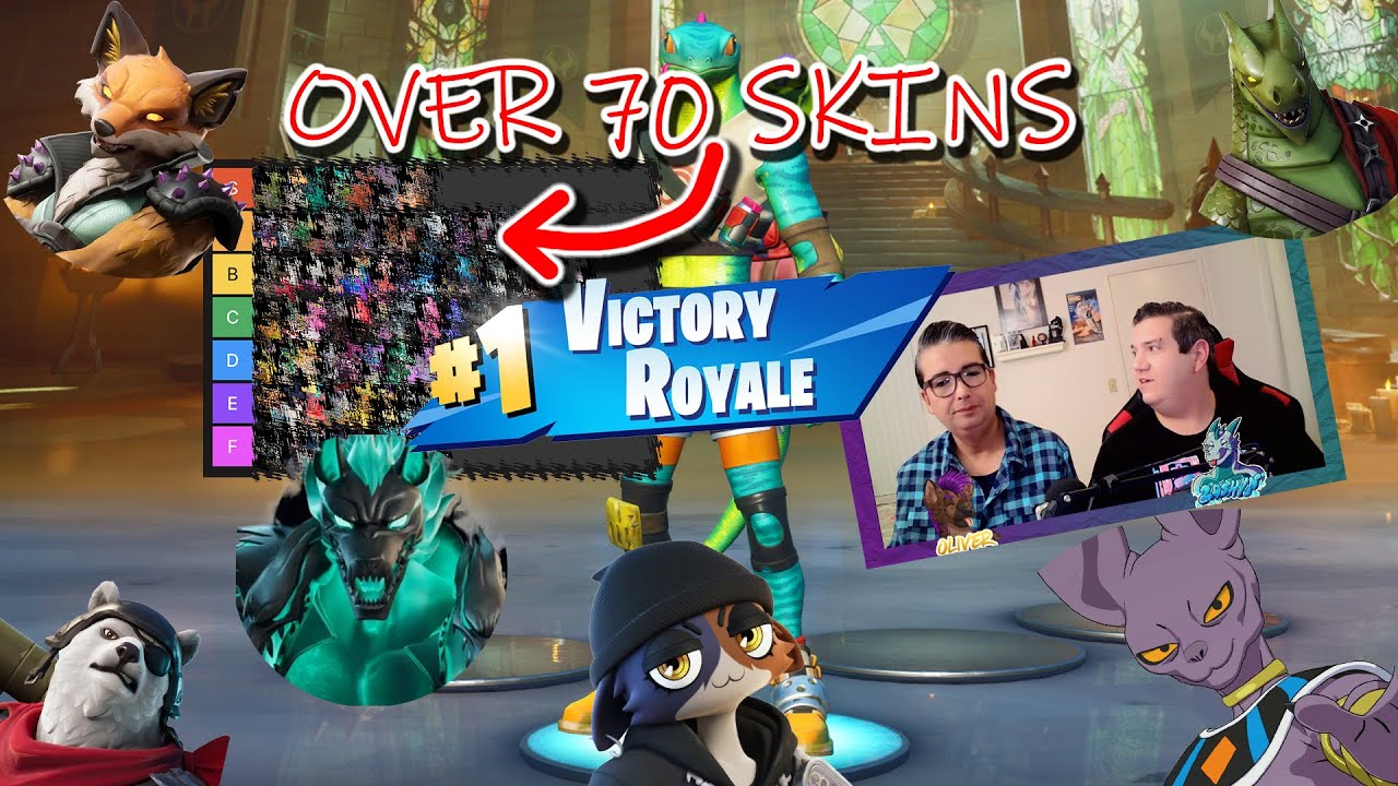 ALL FORTNITE FURRY SKINS ranked by a furry and a normie (tierlist ...