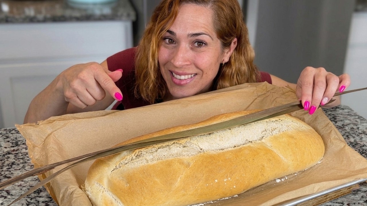 Cómo hacer PAN CUBANO (Con el secreto de la Hoja de Palma) 🌴🥖 cu - YouTube