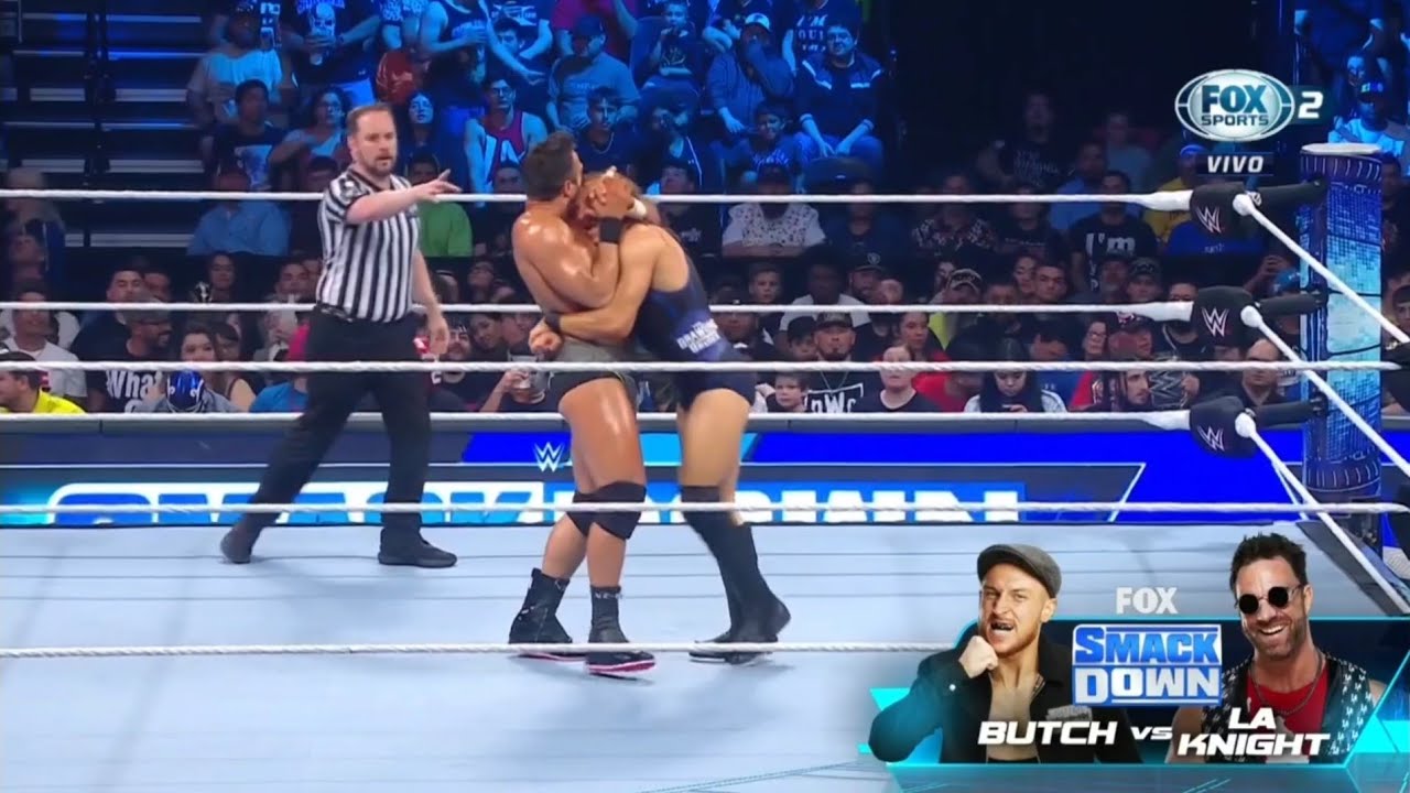 Butch Vs LA Knight - WWE Smackdown 28/04/2023 (En Español) - YouTube