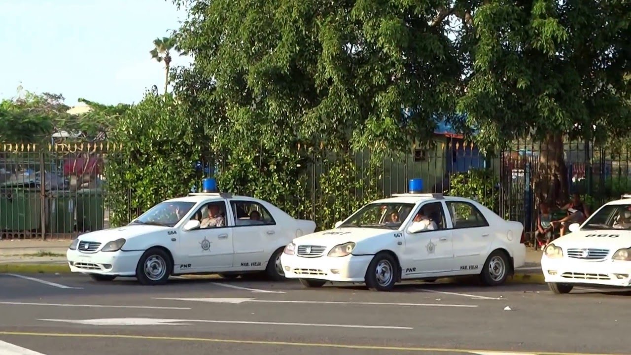 Cuban Police Cars