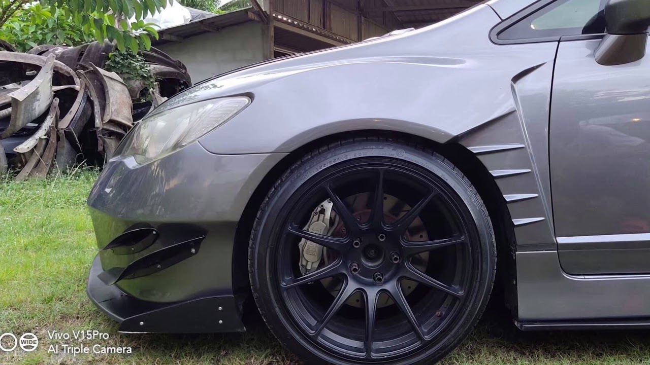 Civic fd wide body V.2 - YouTube