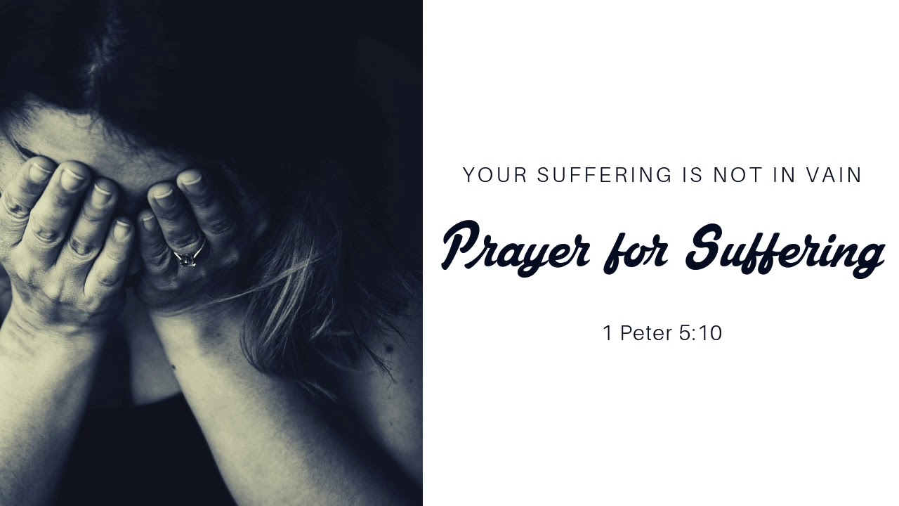 Prayer for Suffering| Prayer for Depression| Christian Vlogger ...