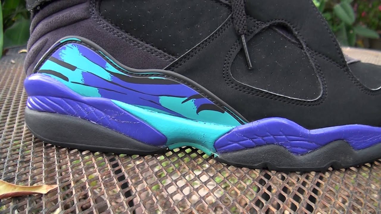 2015 Jordan ( Aqua ) 8 Retro Team EARLY ?? OR Nah ? HD - YouTube