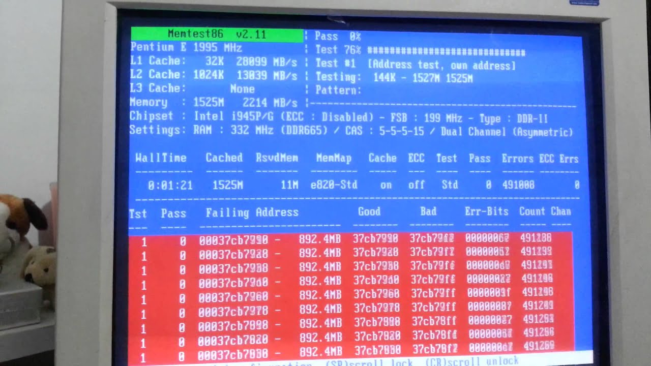 Memtest86 found errors - YouTube