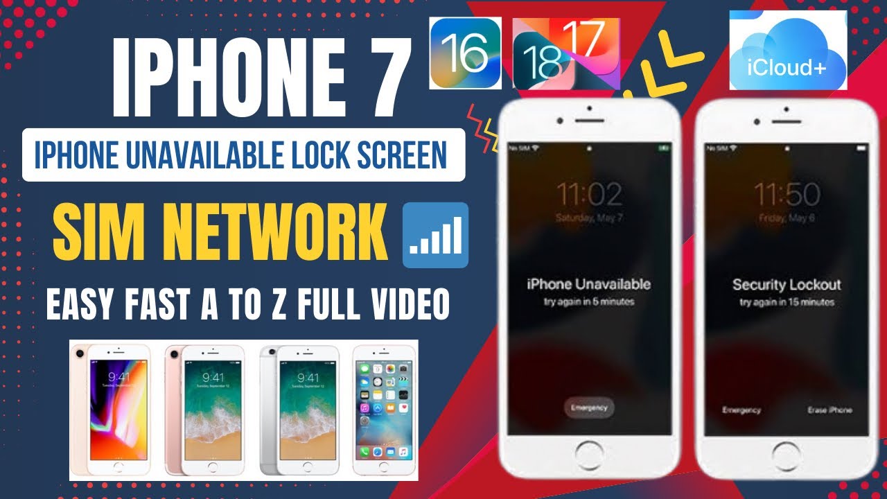 IPHONE 7 BYPASS TUTORIAL Without SIGNAL VIA UNLOCK TOOL - YouTube