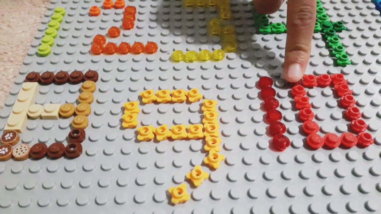 Learn colors|Learn Numbers|1-10|Lego|preschooler and kindergarten - YouTube