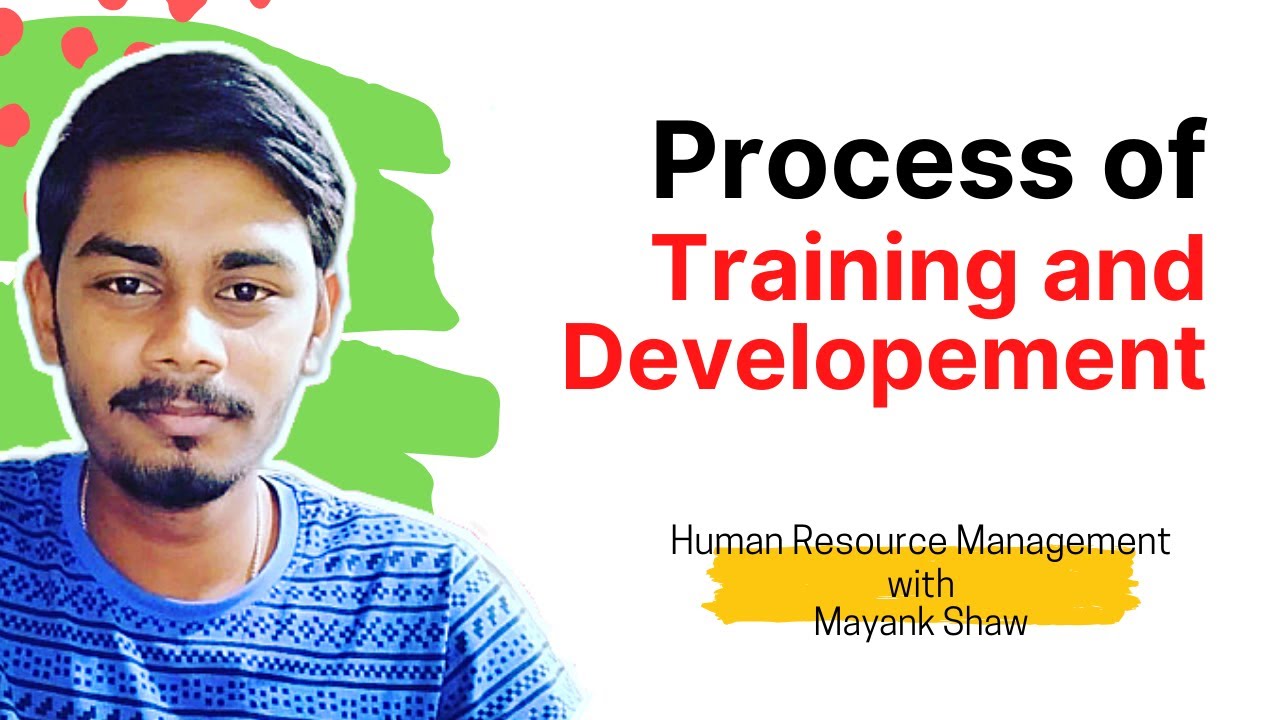 Process of training and development by human resource manager ...
