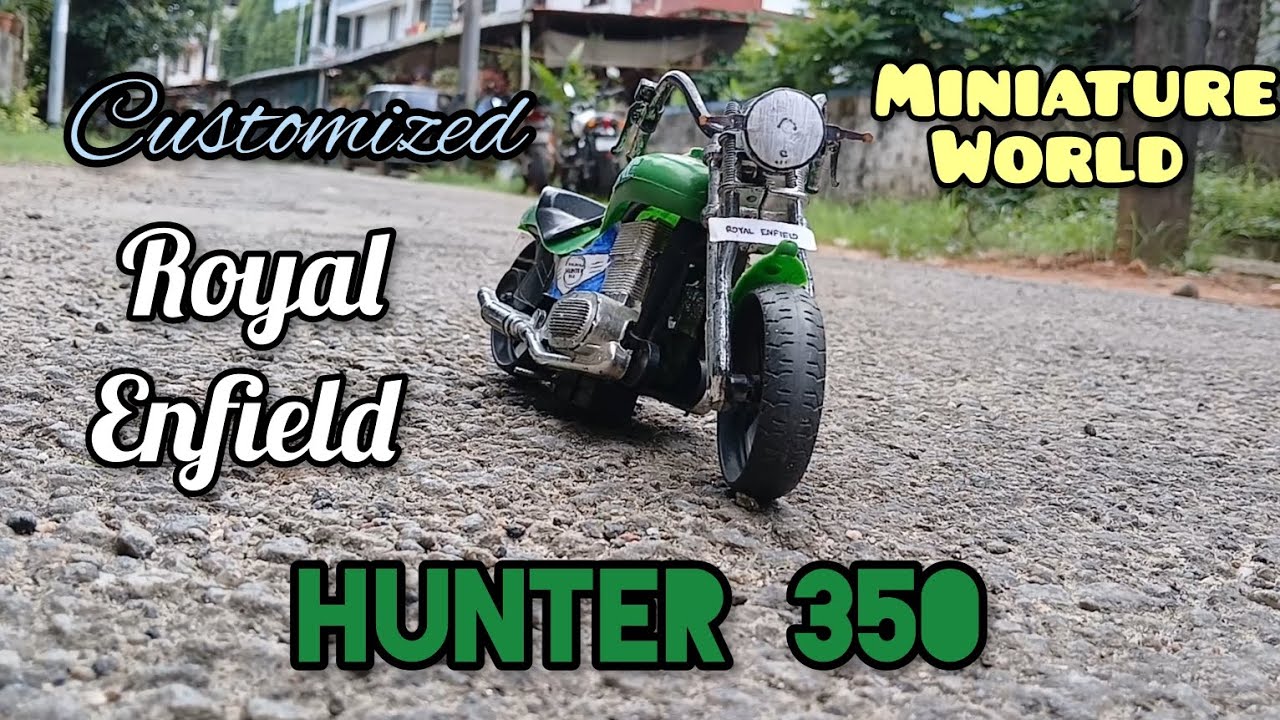 Customized Royal Enfield Hunter 350 | Tiny Cute Bullet - YouTube