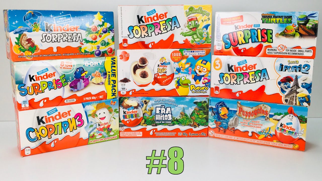 OLD Kinder Surprise Unboxing #8. Распаковка Старых Киндер Сюрпризов ...