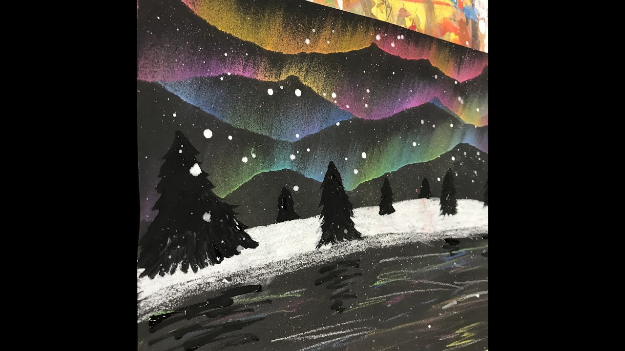 Chalk Drawings On Paper