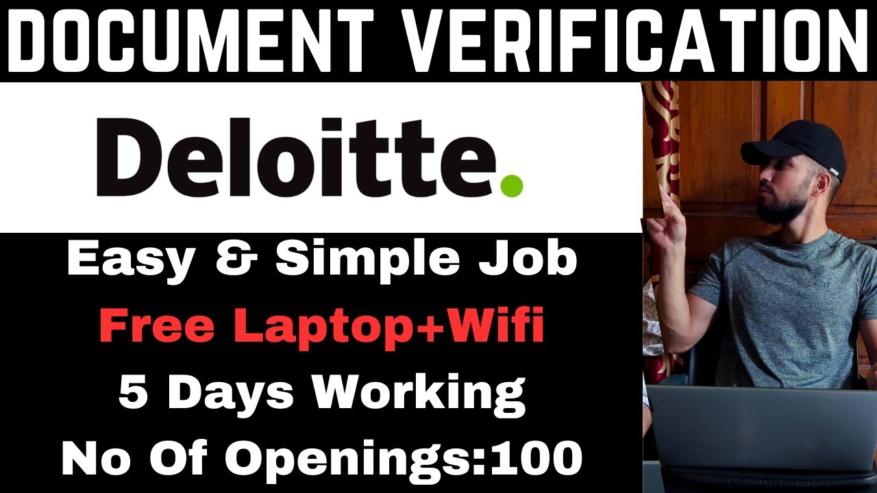 Deloitte Document Verification Job - YouTube