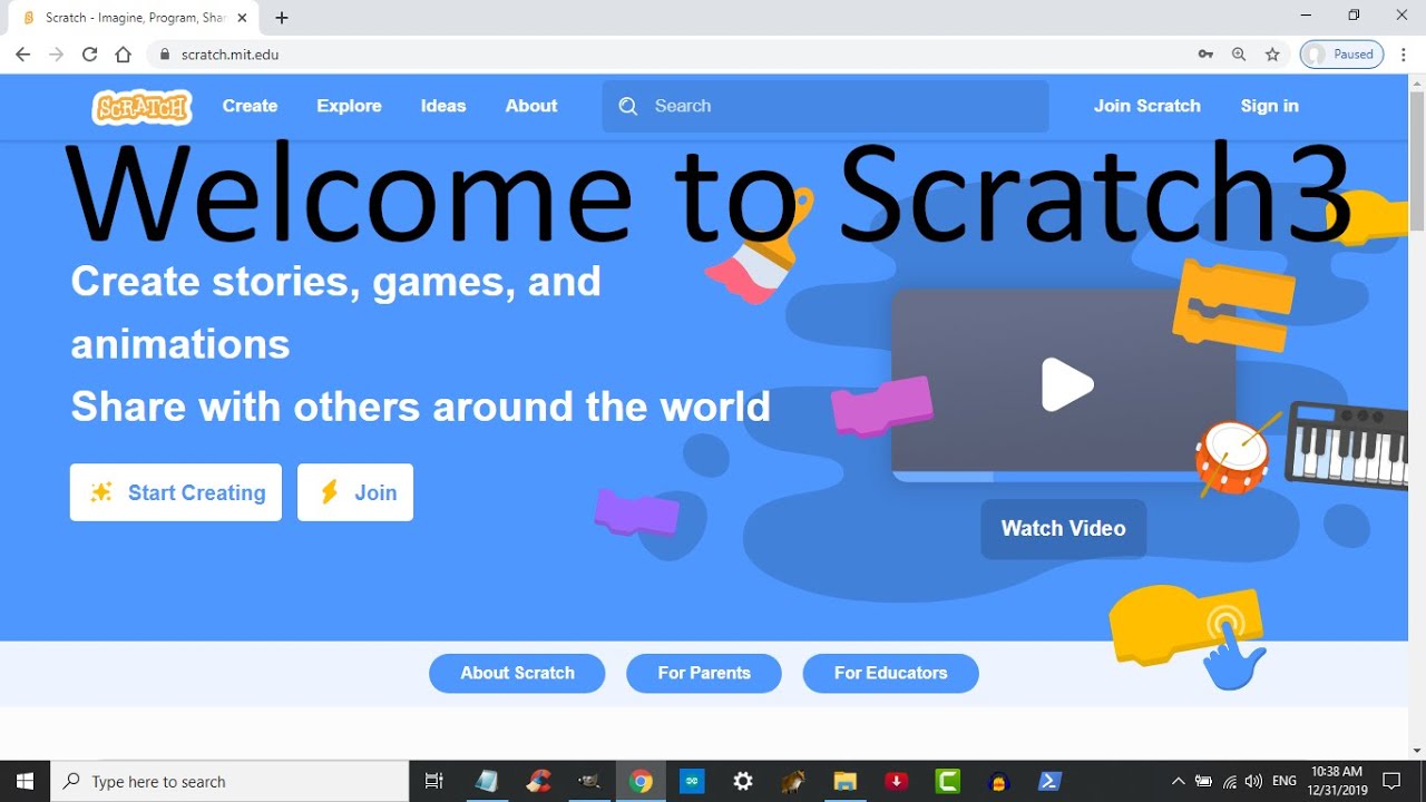 Welcome to Scratch - YouTube
