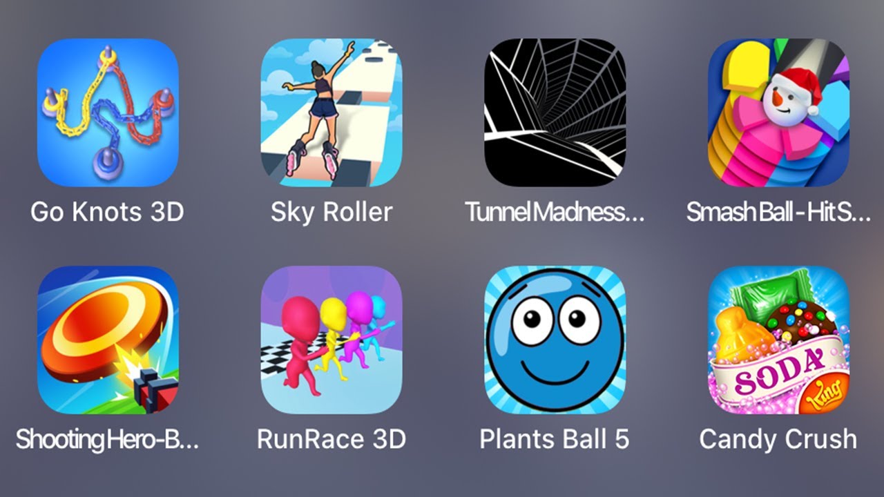 Go Knots 3D, Sky Roller, Smash Ball-Hit Same Golor 3D, Plants Ball 5 ...