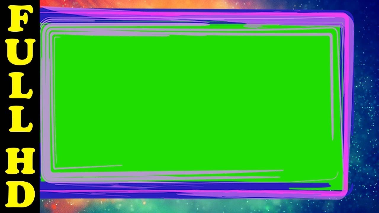 Green screen Effect | Holi Frame Animation Green Screen | HD Green ...