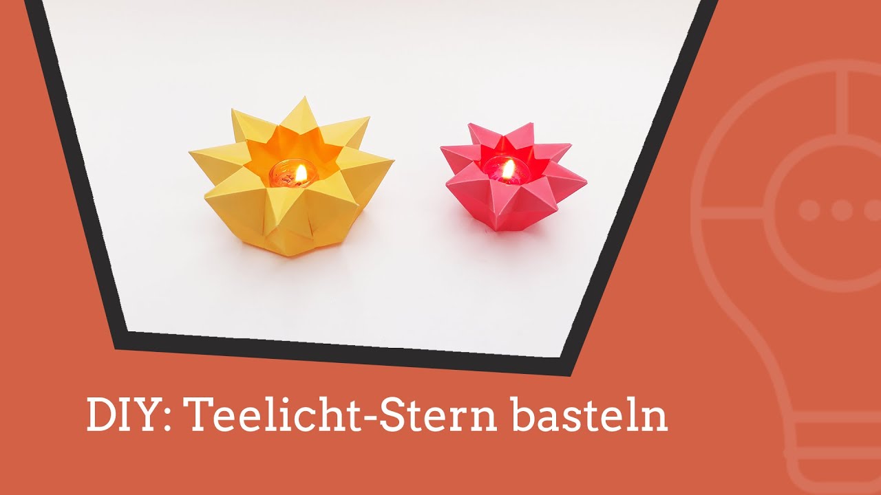 Teelicht Stern Basteln