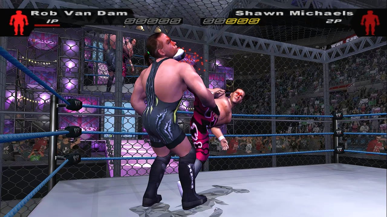 Shawn Michaels vs Rob Van Dam | Here Comes the Pain | Hell in a Cell ...