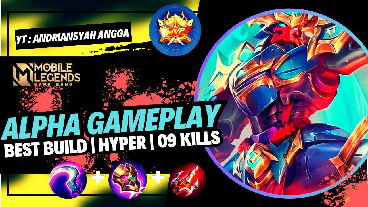 BEST BUILD ALPHA 2023 | 3 ITEM WAJIB SAAT JADI ALPHA HYPER - ALPHA GAMEPLAY MOBILE LEGENDS - YouTube