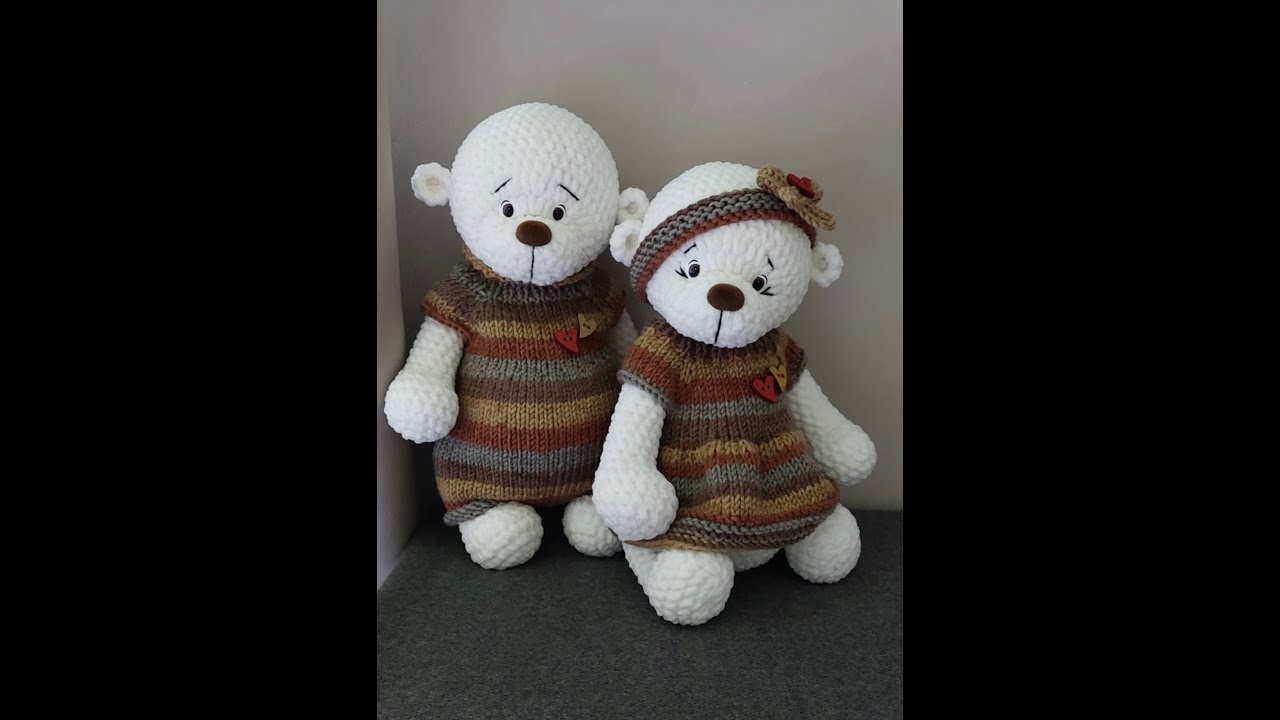 Ein Bär 2.T nach einer Anleitung von Evgenija my_good_bears - YouTube