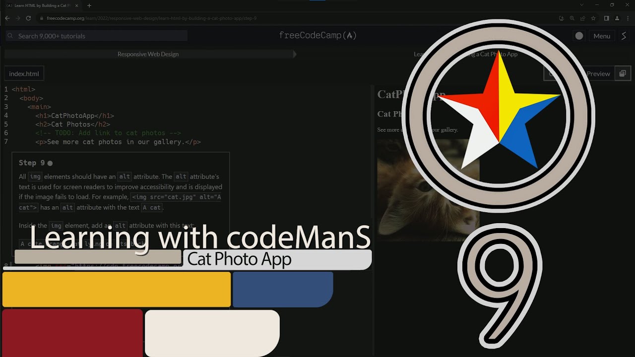 Learn HTML by Building a Cat Photo App - Step 9 - YouTube