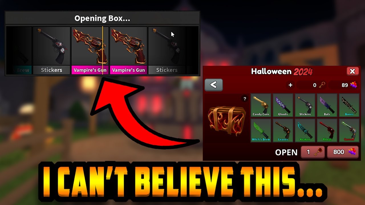 [NEW GODLY] UNBOXING 100+ BOXES IN THE MM2 HALLOWEEN UPDATE!! - YouTube