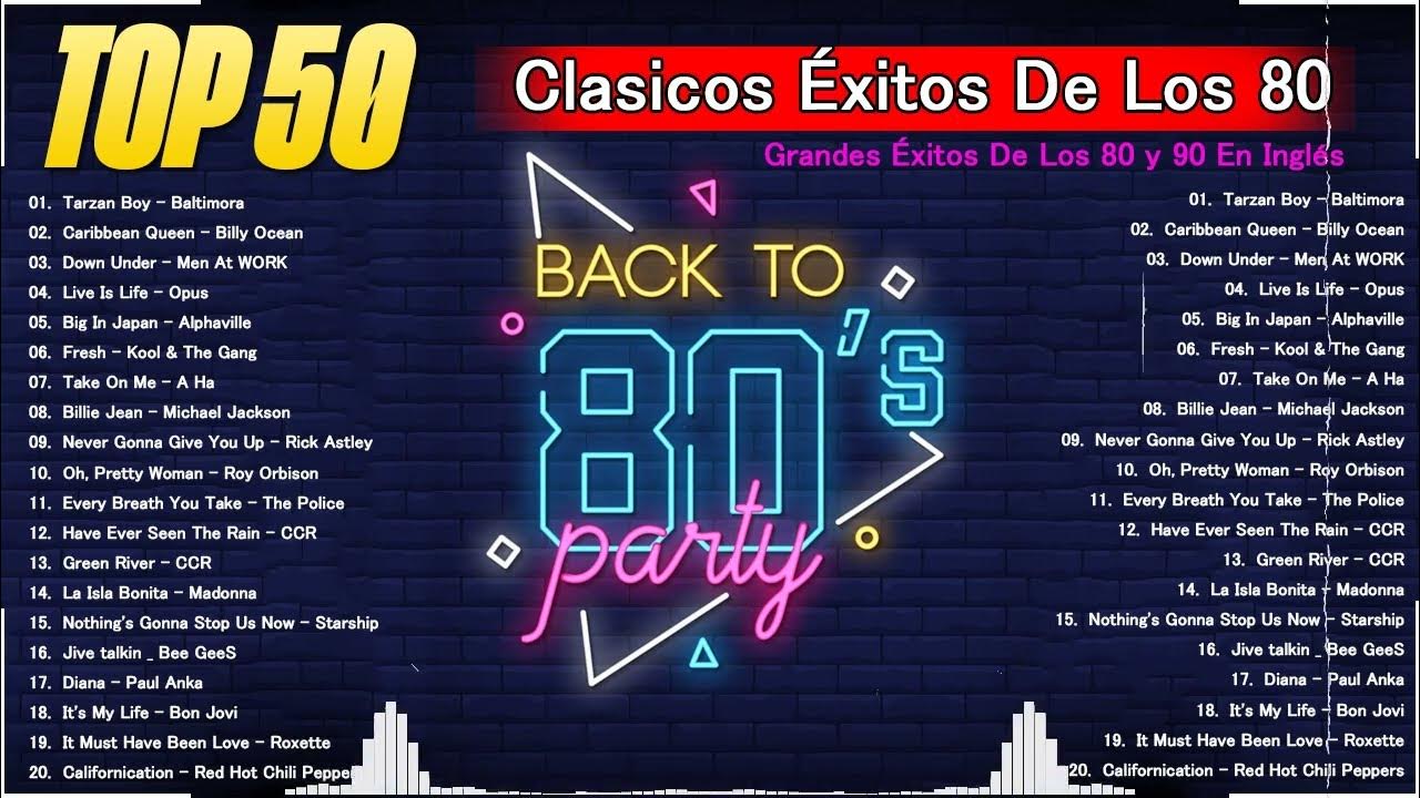 Clasicos Éxitos De Los 80 En Inglés - Grandes Éxitos De Los 80 y 90 En ...