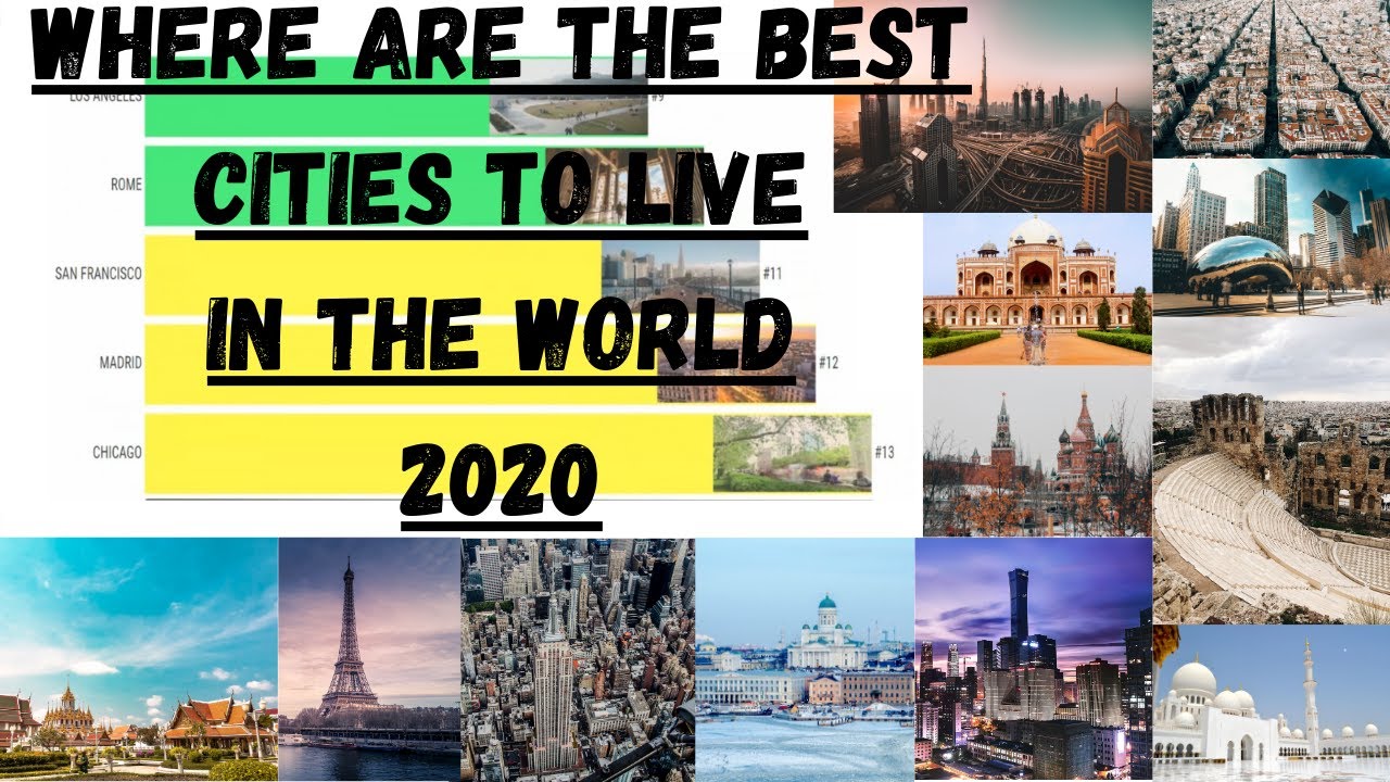 top 100 Best cities in the world to live - 2020 list - YouTube