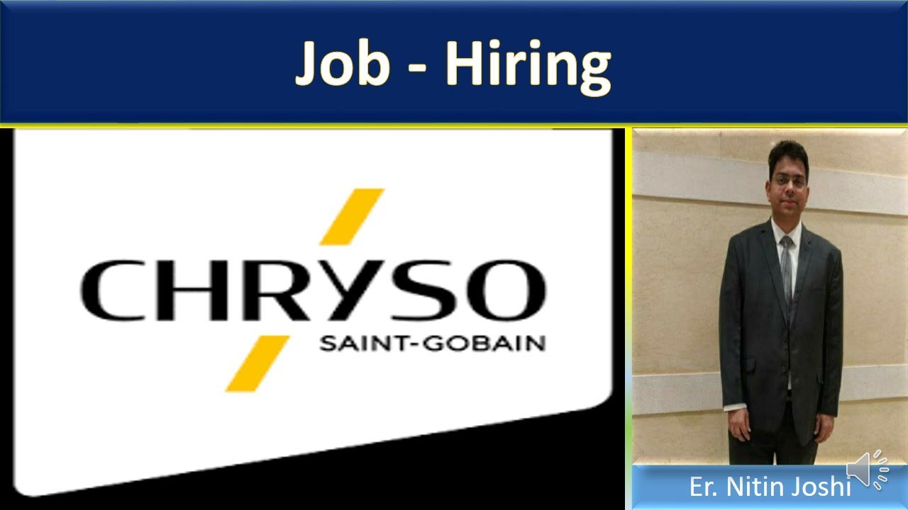 CHRYSO Jobs | Saint Gobain Construction Chemicals | Chryso India | Technical Services | Er Nitin ...