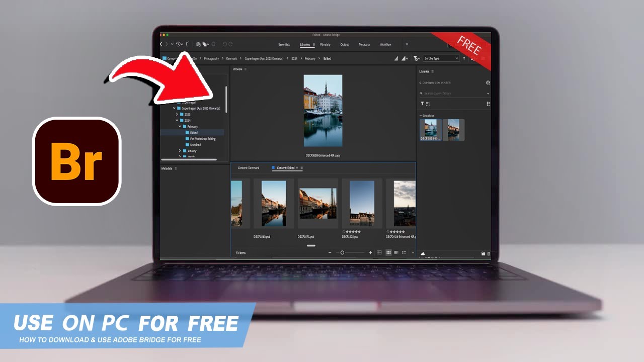 🔧ADOBE BRIDGE: HOW TO DOWNLOAD & USE BRIDGE ON PC / LAPTOP FOR FREE🔥 ...