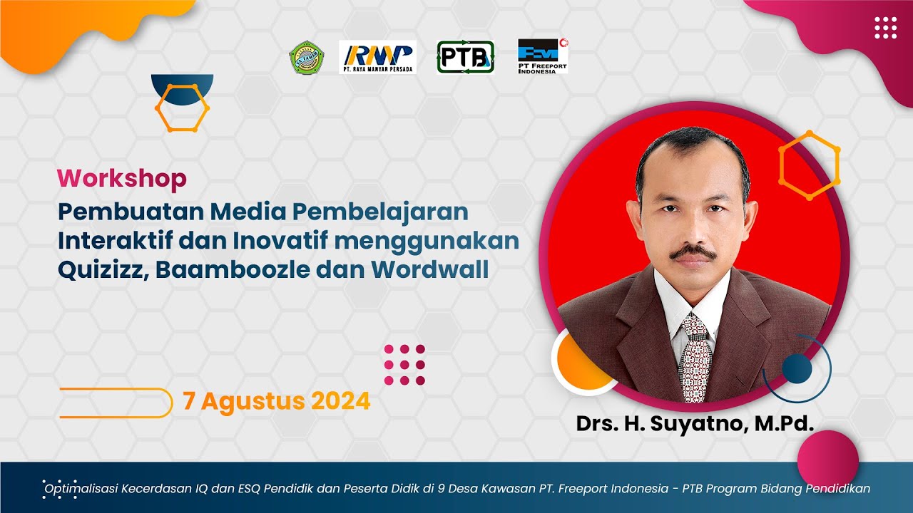 🔴Live Streaming Workshop Pendidikan oleh Drs. H. Suyatno, M.Pd. - PTB Bidang Pendidikan (SESI 2 ...