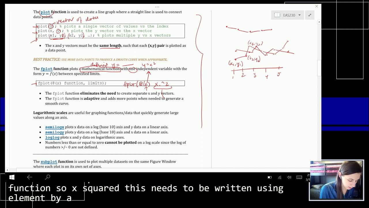 Engineering Computations (3/19) - Week 8: Plotting functions - YouTube